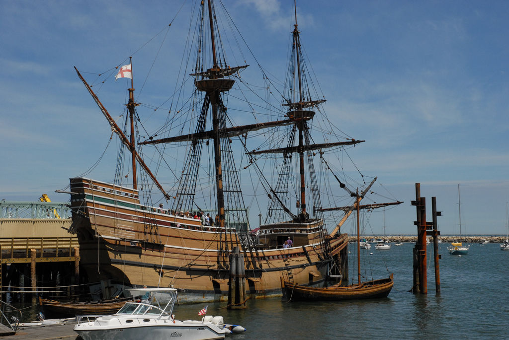 The Mayflower II Sails Home to Plymouth
